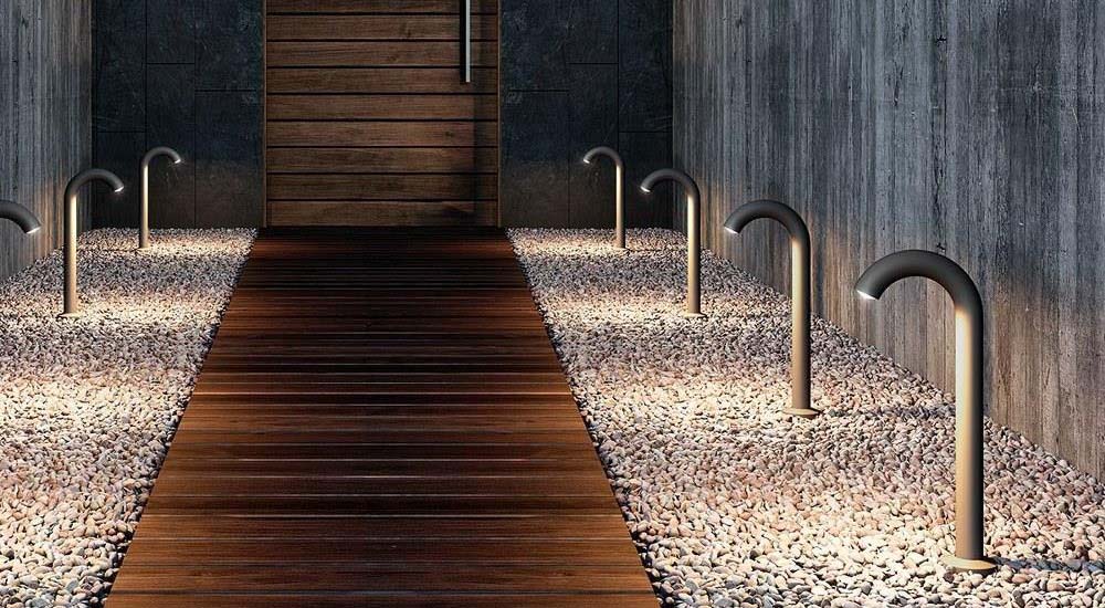 Wooden Pathway Lighting